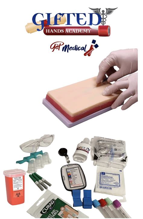 Phlebotomy Starter Kit With Injection Pad Ted Hands Academy