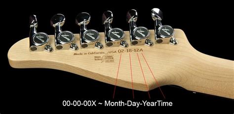 Guitar Identification Serial Number Moplakb