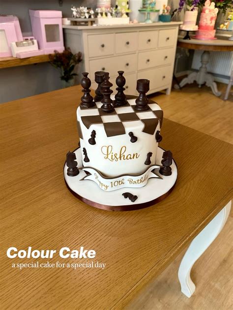 Chess Cake Design Chess Cake Cake Cute Birthday Cakes