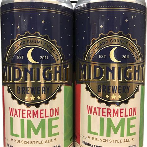 Midnight Brewery Watermelon Lime Kolsch 16 Fl Oz Delivery Or Pickup