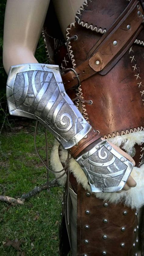 Cosplay Skyrim Dovahkiin Leather Armor Leather Armor Skyrim Cosplay