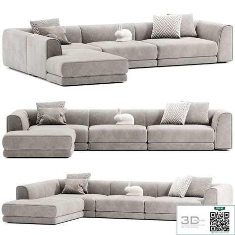 Baxter Rafael Sofa 3dmili 2025 Download 3d Model Free 3d Models