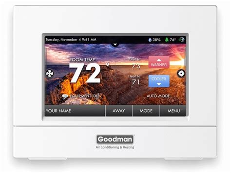 Goodman Gt4273 Touchscreen Series Thermostat Rfwel Engr E Store