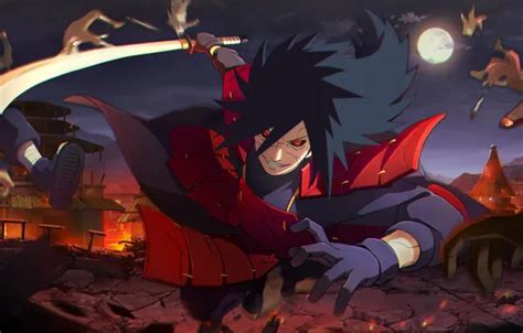 Обои Naruto экшн Madara Uchiha Мадара Учиха на телефон и рабочий стол раздел сёнэн