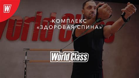 Комплекс упражнений для здоровой спины World Class Youtube