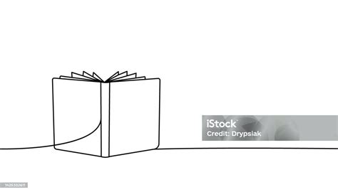 책 한 줄 연속 도면을 엽니 다 서점 도서관 연속 한 줄 그림 벡터 미니멀리스트 선형 일러스트레이션 0명에 대한 스톡 벡터 아트 및 기타 이미지 Istock