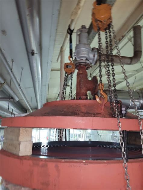 열교환기 현장 수리 사진 주명승산업