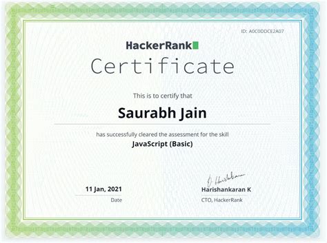 Saurabh Jain On Linkedin Hackerrank Javascript