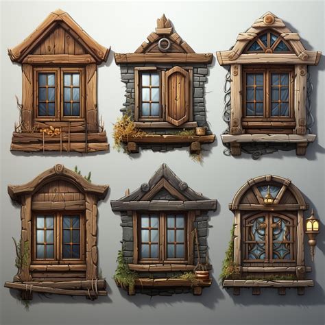 Premium Ai Image Window Game Assets Premium Ai Image Window Game Assets