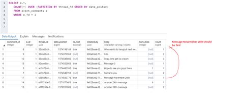 Sql Query To Retrieve The Message Thread Stack Overflow