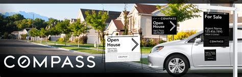 Compass Real Estate Signs Boost Your Sales And Inquiries Now