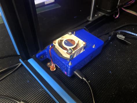 Rear Raspberry Pi 4B Octoprint Case Optimized For NOCTUA By ThePes76 Download Free STL Model