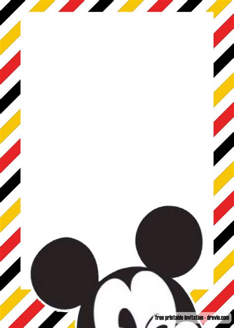 Mickey Mouse Page Border