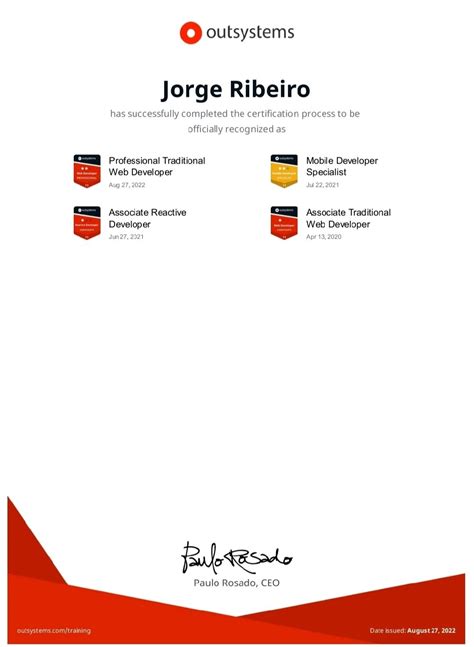 jorge ribeiro on linkedin outsystems
