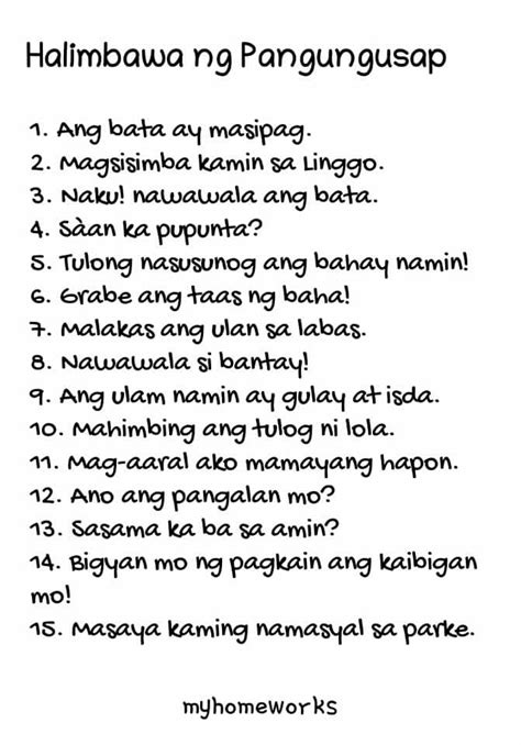 Mga Halimbawa Ng Pangungusap Na Ginagamitan Ng Pangatnig Sexiz Pix