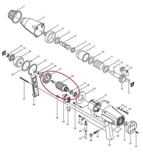 ทุ่น บล็อคไฟฟ้า มากีต้า Makita 6906 Pn512883 1 แท้ ทรงธรรม