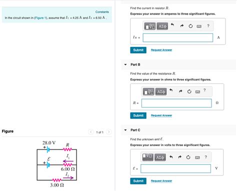 Solved Find The Current In Resistor R Express Your Answer In Chegg