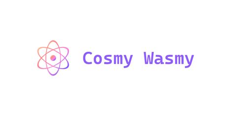Github Spoo Barcosmy Wasmy Wibbly Wobbly Cosmy Wasmy Tool To Interact With Cosmwasm Contracts