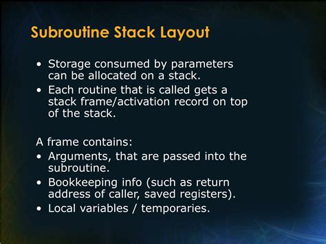 ppt subroutines powerpoint presentation free download id 9383224