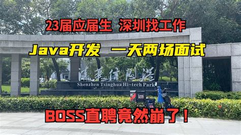 届应届生在深圳找Java开发工作一天两场面试通勤 小时公交车上投简历Boss直聘竟然崩了 YouTube