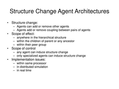 Ppt Structure Control In Agent Based Simulation Powerpoint Presentation Id5104629