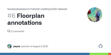 Floorplan Annotations · Issue 6 · Facebookresearchhabitat