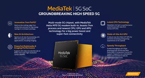 Mediatek 5g Soc To Feature Arm Cortex A77 Processor And Mali G77 Gpu