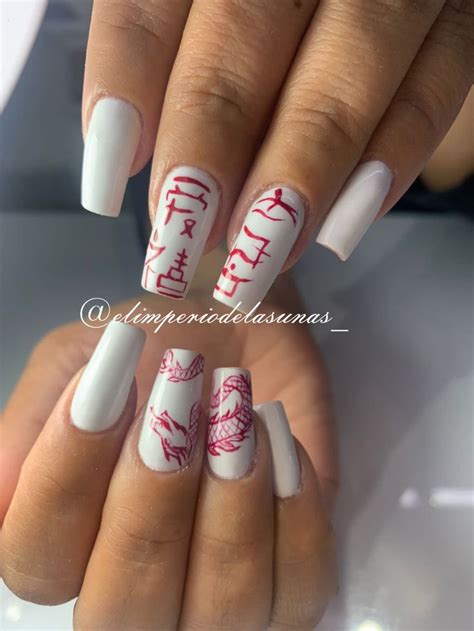 Uñas Con Letras Nails Beauty Uñas