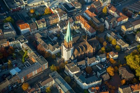 Gladbeck Von Oben Kirchengebäude Der Pfarrkirche St Lamberti Am