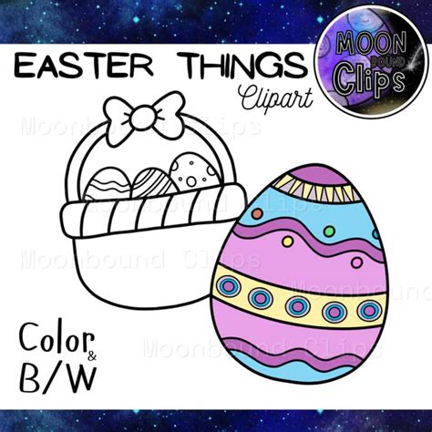 Easter Things Clipart Easter Egg Clip Art Christian Symbols ~moonbound Clips~