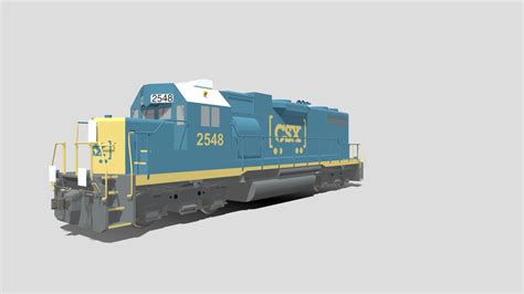 Emd Gp38 2 Csx Download Free 3d Model By Zairiq Zairiq