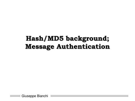Ppt Hash Md5 Background Message Authentication Powerpoint