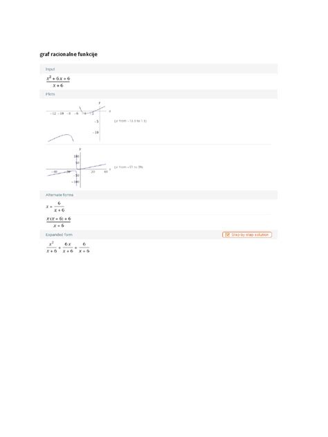 Graf Racionalne Funkcije Pdf
