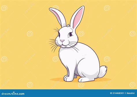 Happy Easter Background Easter Bunny And Egg Generative Ai Stock