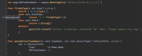 jetbrains on linkedin gogland tip if you have a recursive call inside