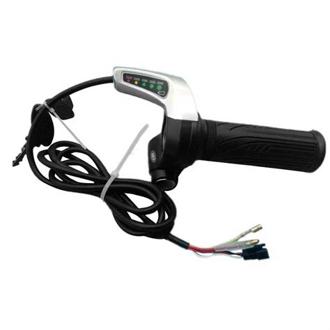 전기 자전거 스로틀 핸들 가속기 스로틀 그립 잠금 장치가 있는 전기 스쿠터 Ebike 스로틀 48v Aliexpress