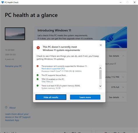 Comment télécharger et utiliser l application PC Health Check Windows