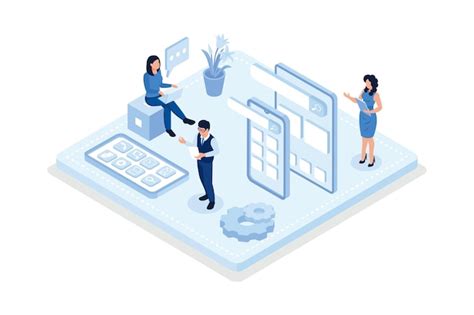 Premium Vector Developers Prototyping Ui Design And User Experience