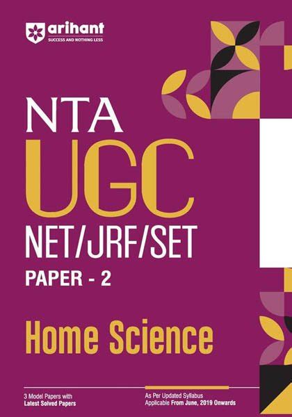 Nta Ugc Net Jrf Set Paper 2 Home Science