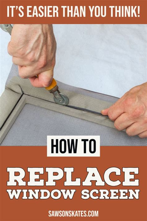 How To Replace Window Screen Diy At Daryl Hudson Blog