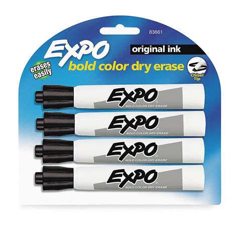 Dry Erase Marker Chisel Barrel Type Original PK Grainger