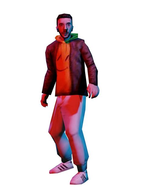 Psx Ps1 Low Poly Male Character 3d Turbosquid 2242195