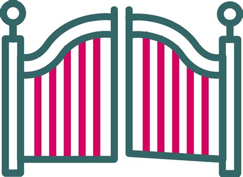 Gate Vector Icon 17183967 Vector Art At Vecteezy