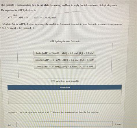 Solved This Example Is Demonstrating How To Calculate Free Chegg