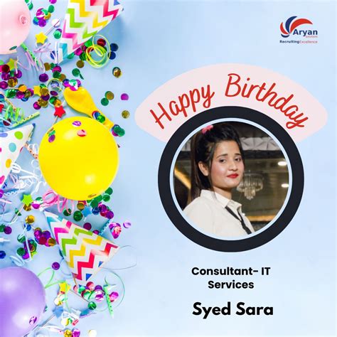 Aryan Solutions Pte Ltd On Linkedin Wishing You A Very Happy Birthday