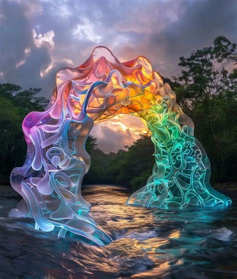 Jungle 🌿 🌈🌊cruise Mondayvibes Jungle Junglecruise Iridescentaiart Iridescentart Iridescent