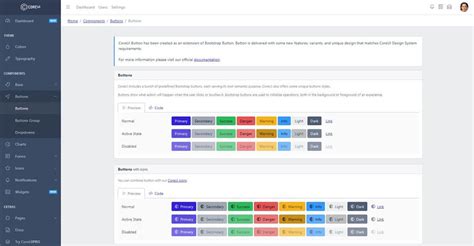 Free Bootstrap Dashboard Coreui