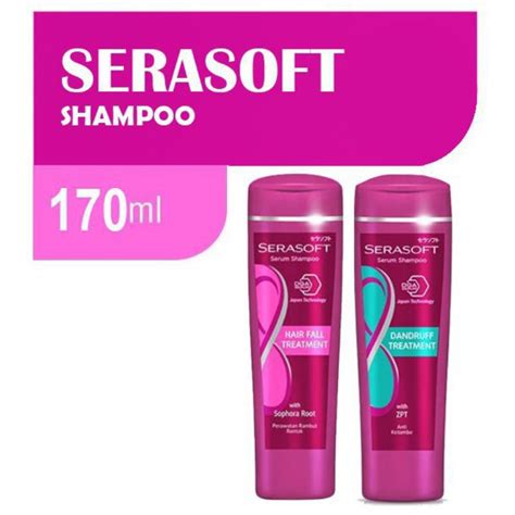 Jual Serasoft Serum Shampoo Hair Fall Treatment Anti Dandruff 170ml