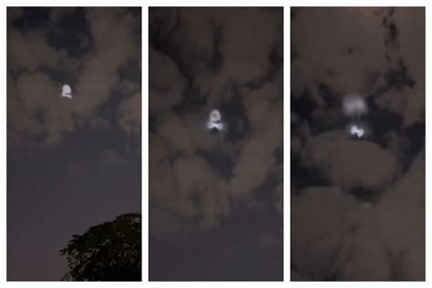 mysterious flying object spotted in night sky people are baffled