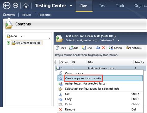 Copy And Clone Test Suites And Cases Tfs Microsoft Learn